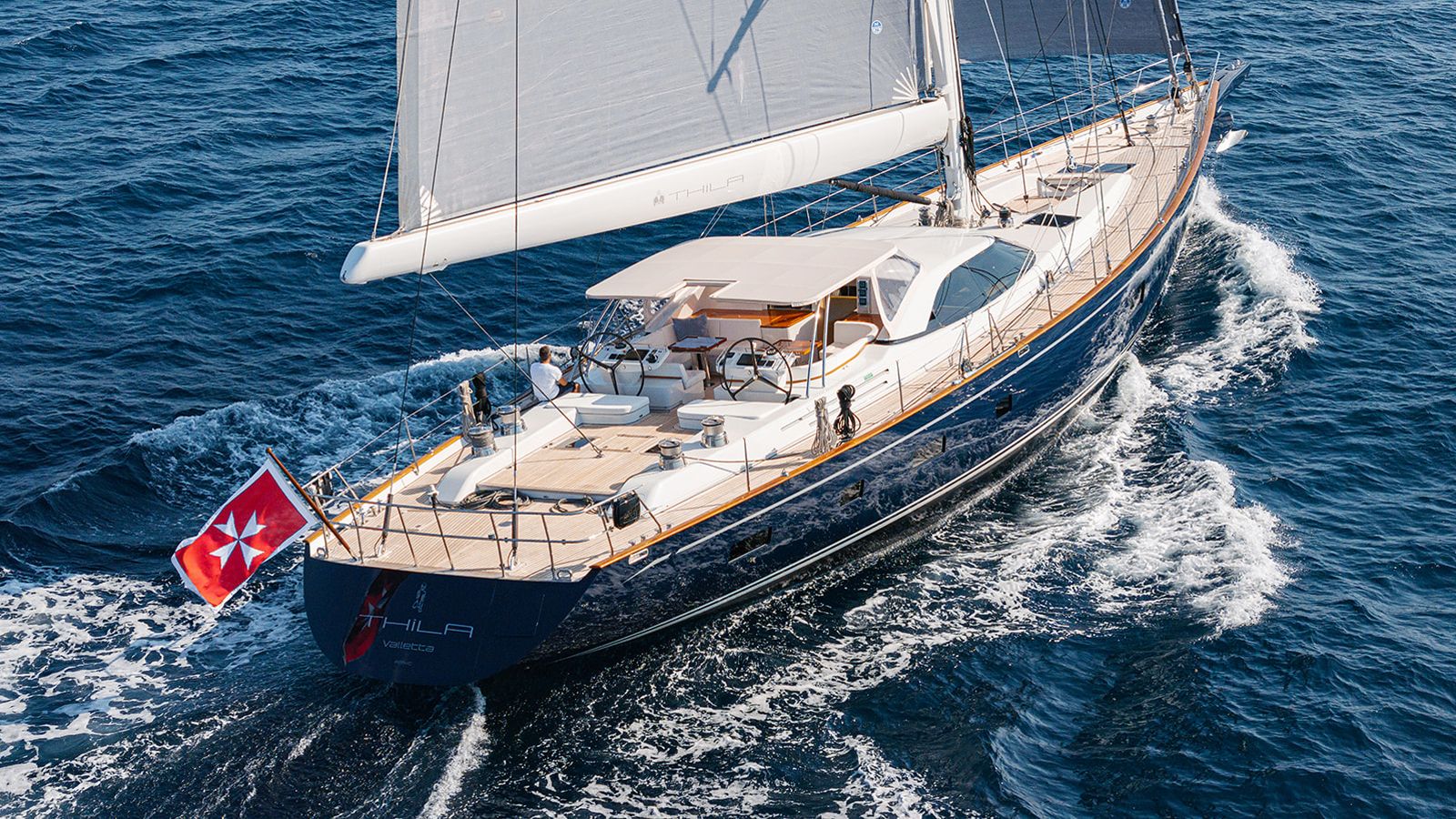 29m Dubois-designed sailing yacht Thila listed for sale
